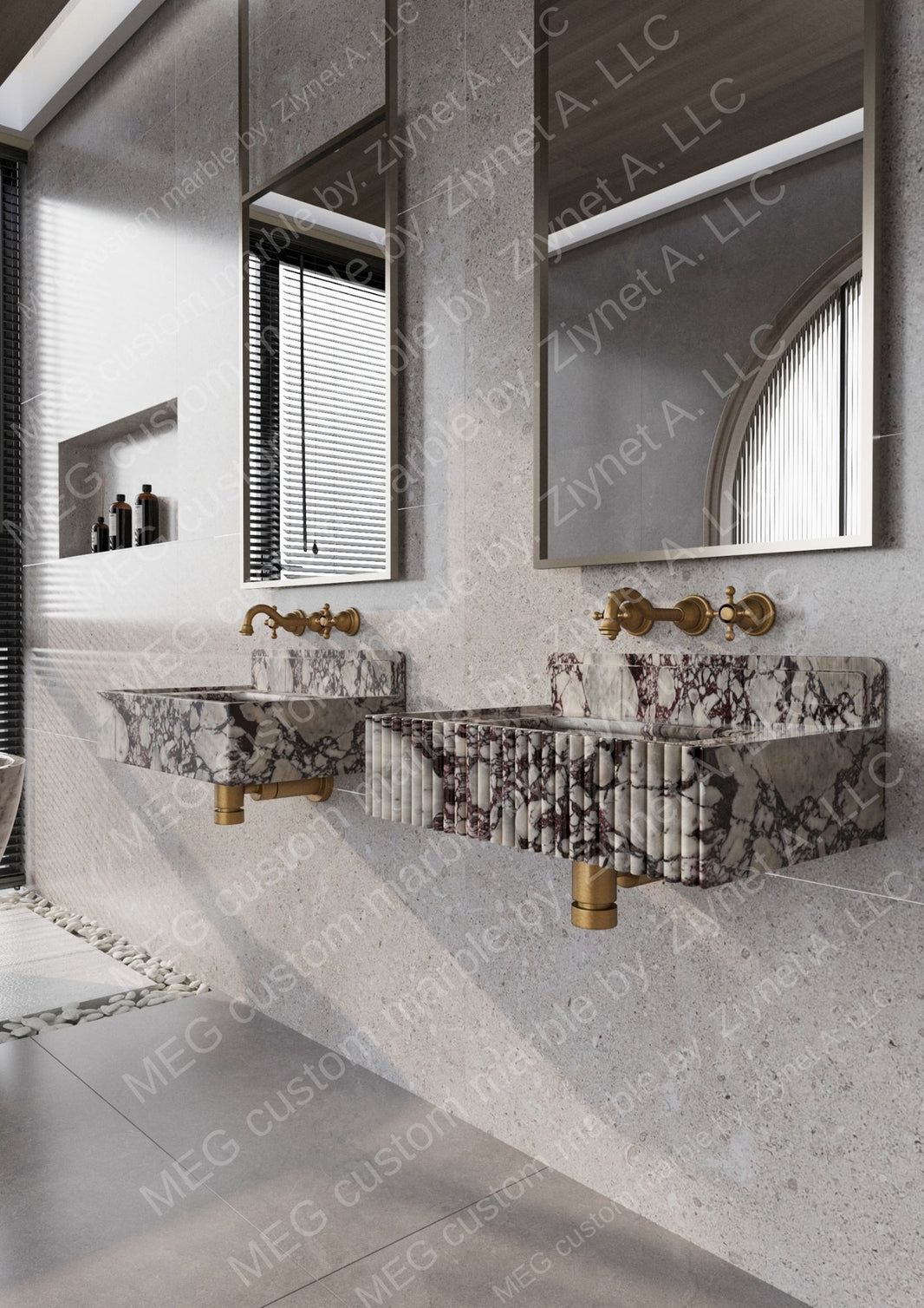 Marble Single Sinks – MEG Custom Marble By Ziynet A. LLC